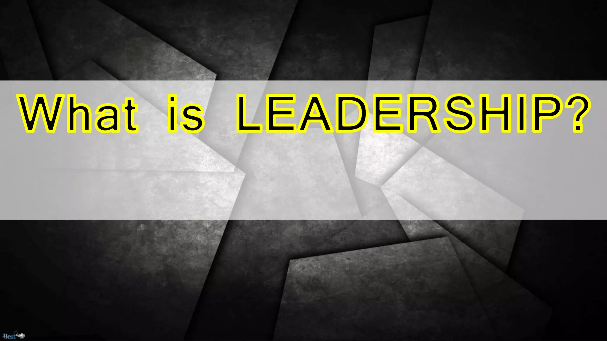 What is Leadership (Ten Commandments in Leadership) | PPTX