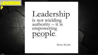What is Leadership (Ten Commandments in Leadership) | PPTX