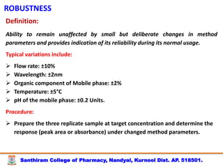 Understanding the Analytical method validation in a Practical ...