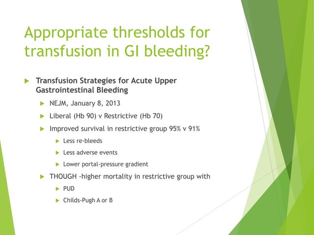 Prof Sauid Ishaq - acute upper GI bleed service Dudley | PDF | Blood ...