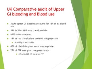 Prof Sauid Ishaq - acute upper GI bleed service Dudley | PDF