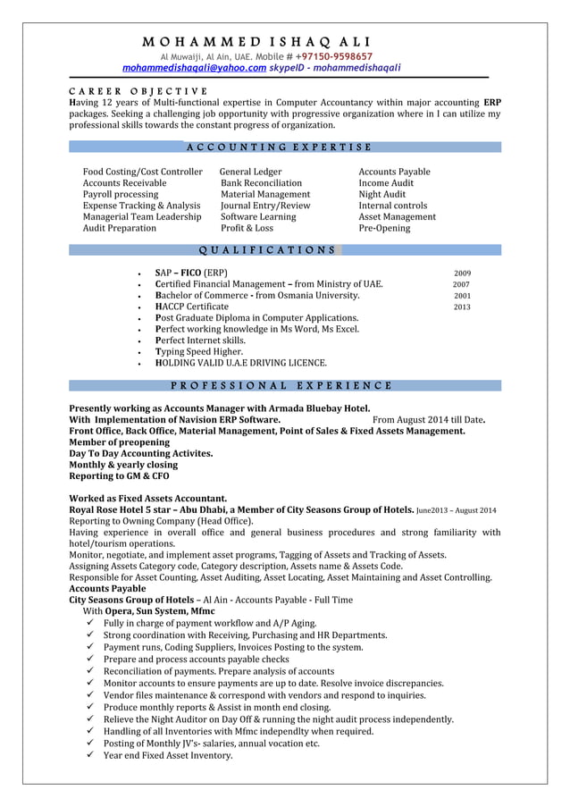 Ishaq resume | PDF