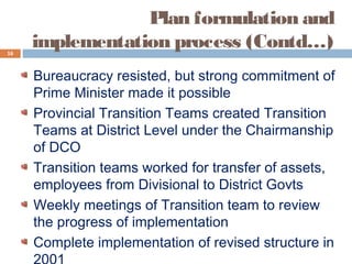 Story of Devolution of power reforms | PPT