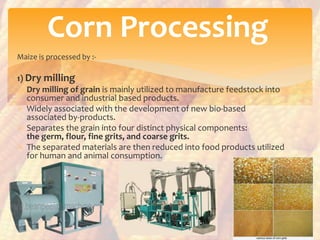 Isha singh dry milling of corn ppt | PPTX