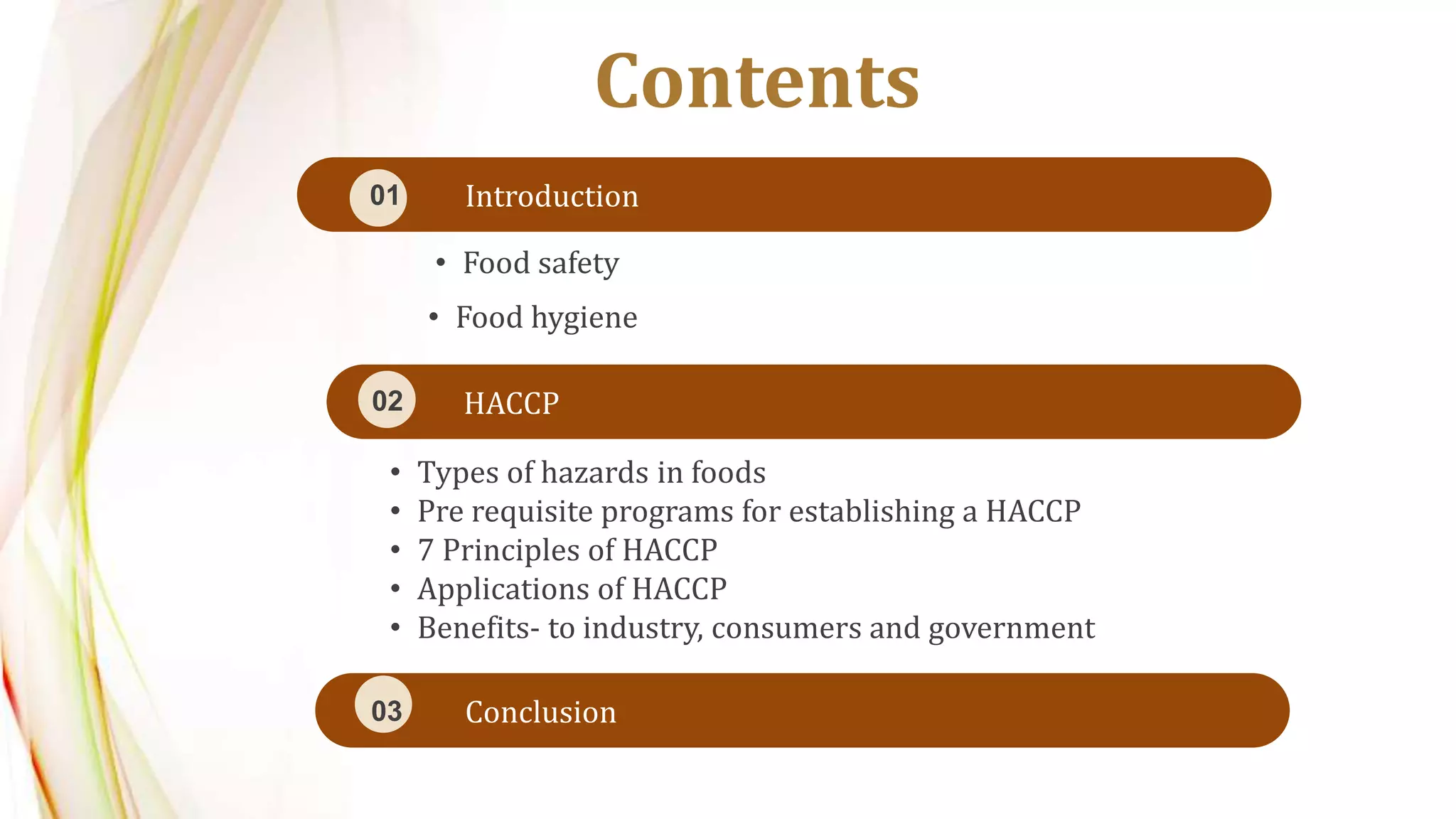 Isha singh (haccp- benefits and applications) | PPTX