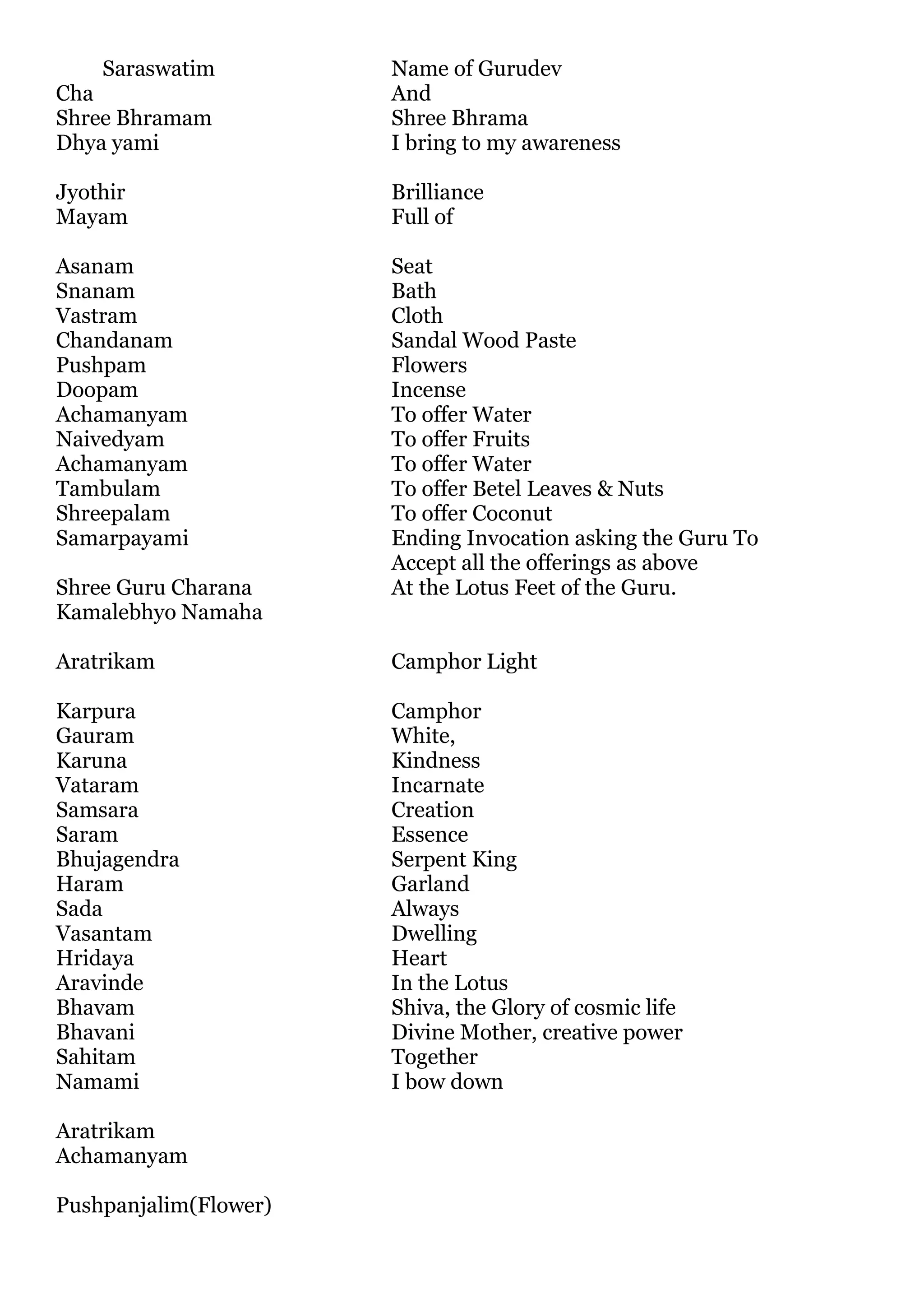 Isha yoga guru pooja | PDF