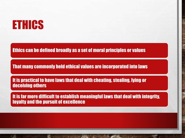 Ethics in Accounting | PPT