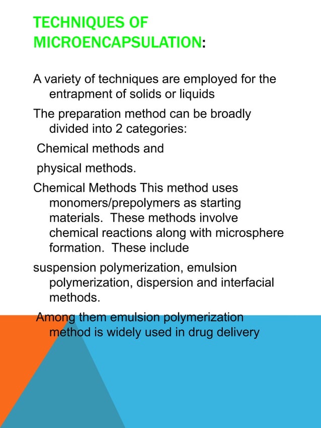 microparticulate drug delivery system ppt | PPTX | Chemistry | Science