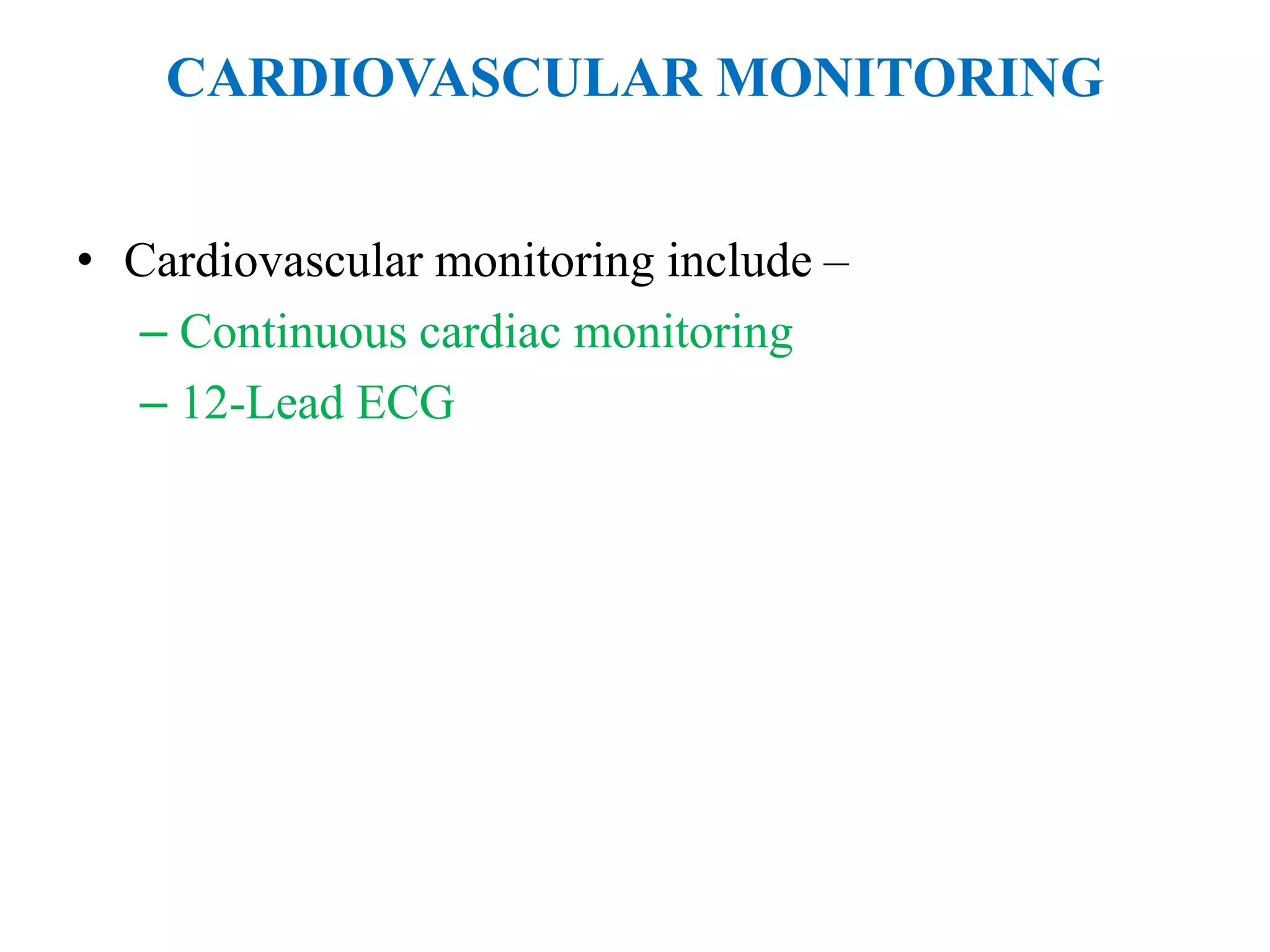 Monitoring of critically ill | PPTX