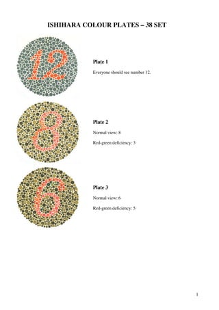 Test Ishihara | PDF