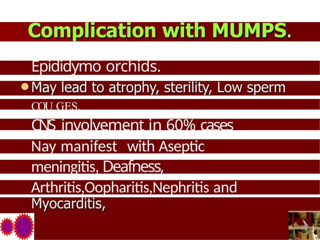 Mumps infection, infectious disease 001 | PPT