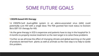 CRISPR - DEFINE, GOALS AND APPLICATIONS | PPTX