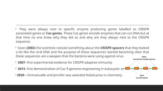 CRISPR - DEFINE, GOALS AND APPLICATIONS | PPTX
