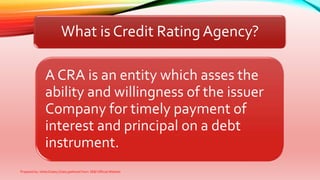 Credit Rating Agencies in India | PPTX