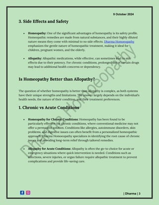 Is Homeopathy Better than Allopathy? Get Expert Answers | PDF