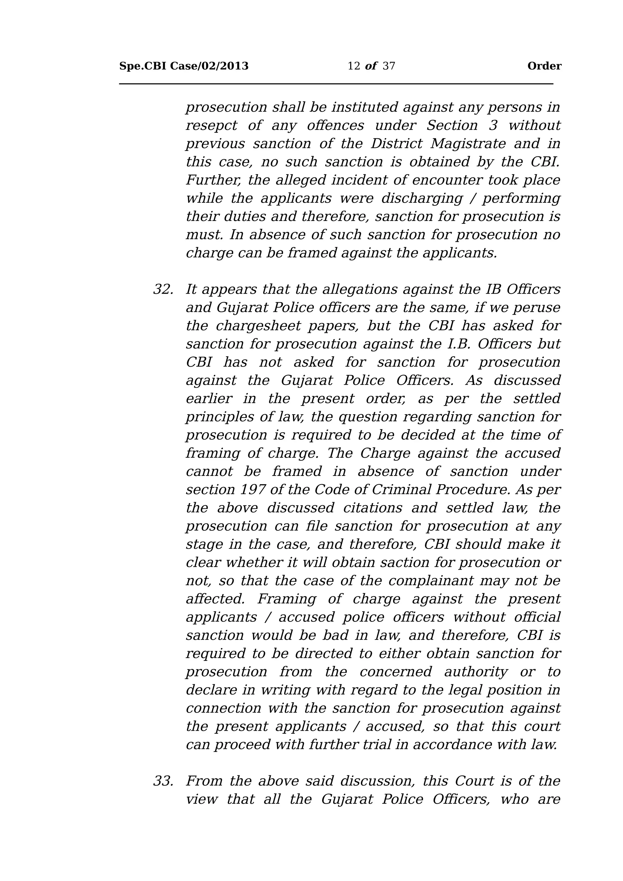 Ishrat jahan order (encounter) | PDF