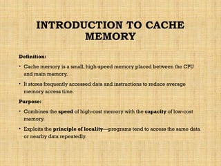 Computer Organization Architecture cache Memory.pptx
