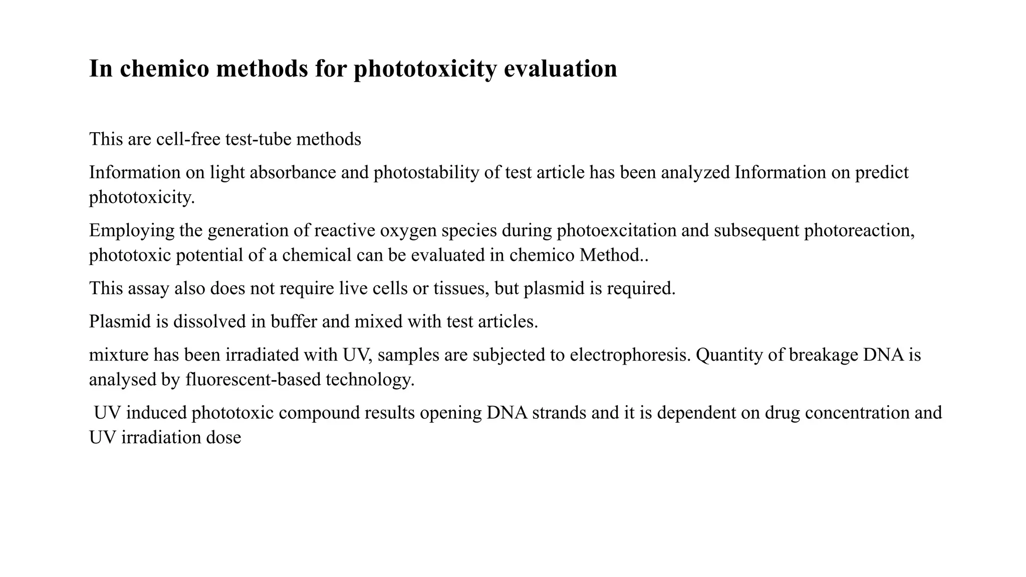 Phototoxicity / Phototoxicity testing | PPT