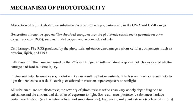 Phototoxicity / Phototoxicity testing | PPT