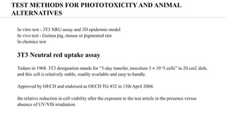 Phototoxicity / Phototoxicity testing | PPTX