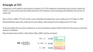 Phototoxicity / Phototoxicity testing | PPTX
