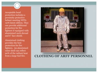 Aircraft rescue and Fire Fighting training report at CIAL | PPTX | Air ...