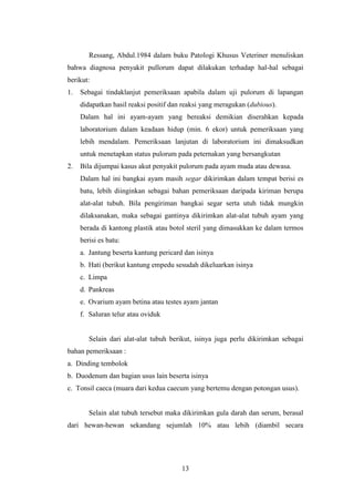 Makalah Pullorum | DOCX
