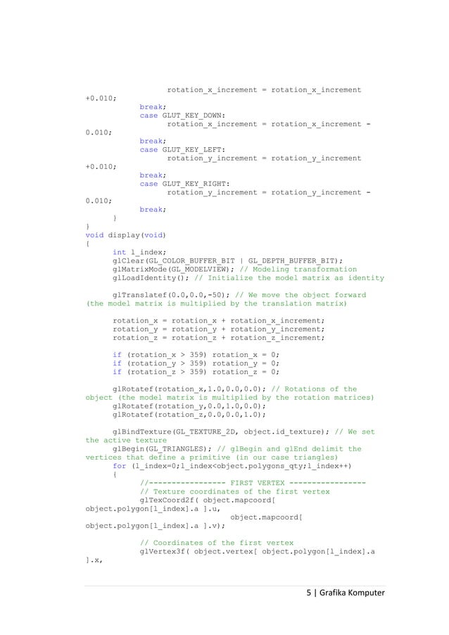 Laporan Tugas Grafika Komputer bangun 2 dimensi Code Block | DOCX