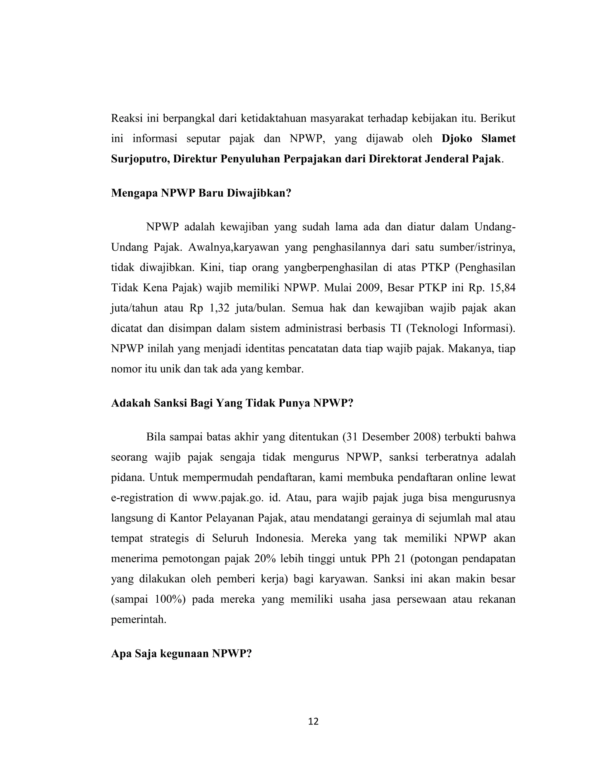 tugas praktikum komputer dan perpajakan | PDF