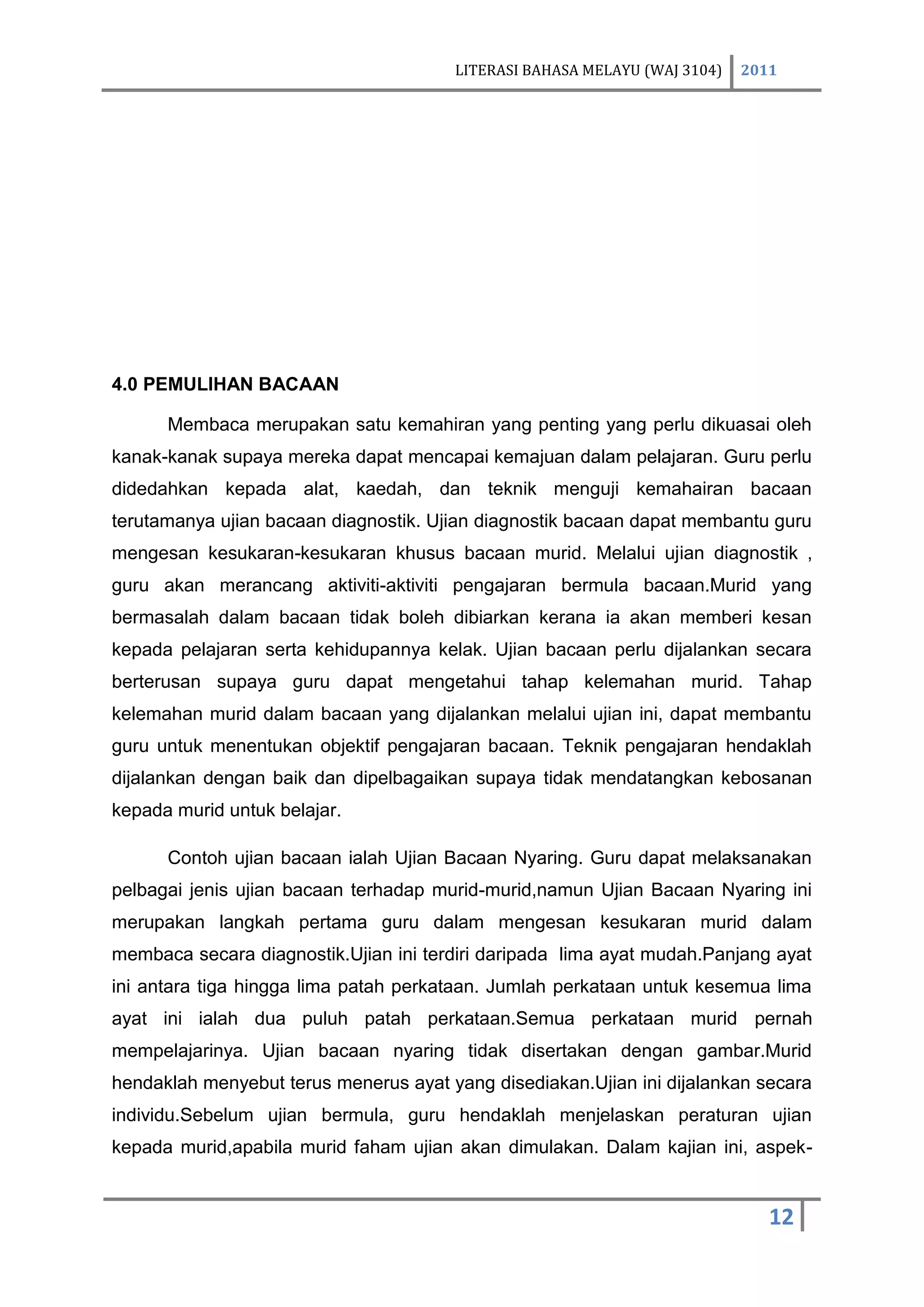 TUGASAN LITERASI BAHASA | DOCX