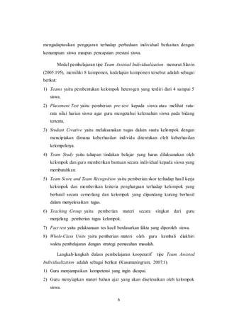 Jurnal Peningkatan Hasil Belajar Matematika siswa melalui penerapan ...