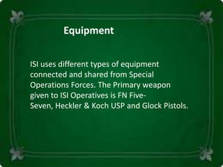 Inter Services Intelligence | PPTX