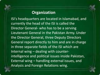 Inter Services Intelligence | PPTX