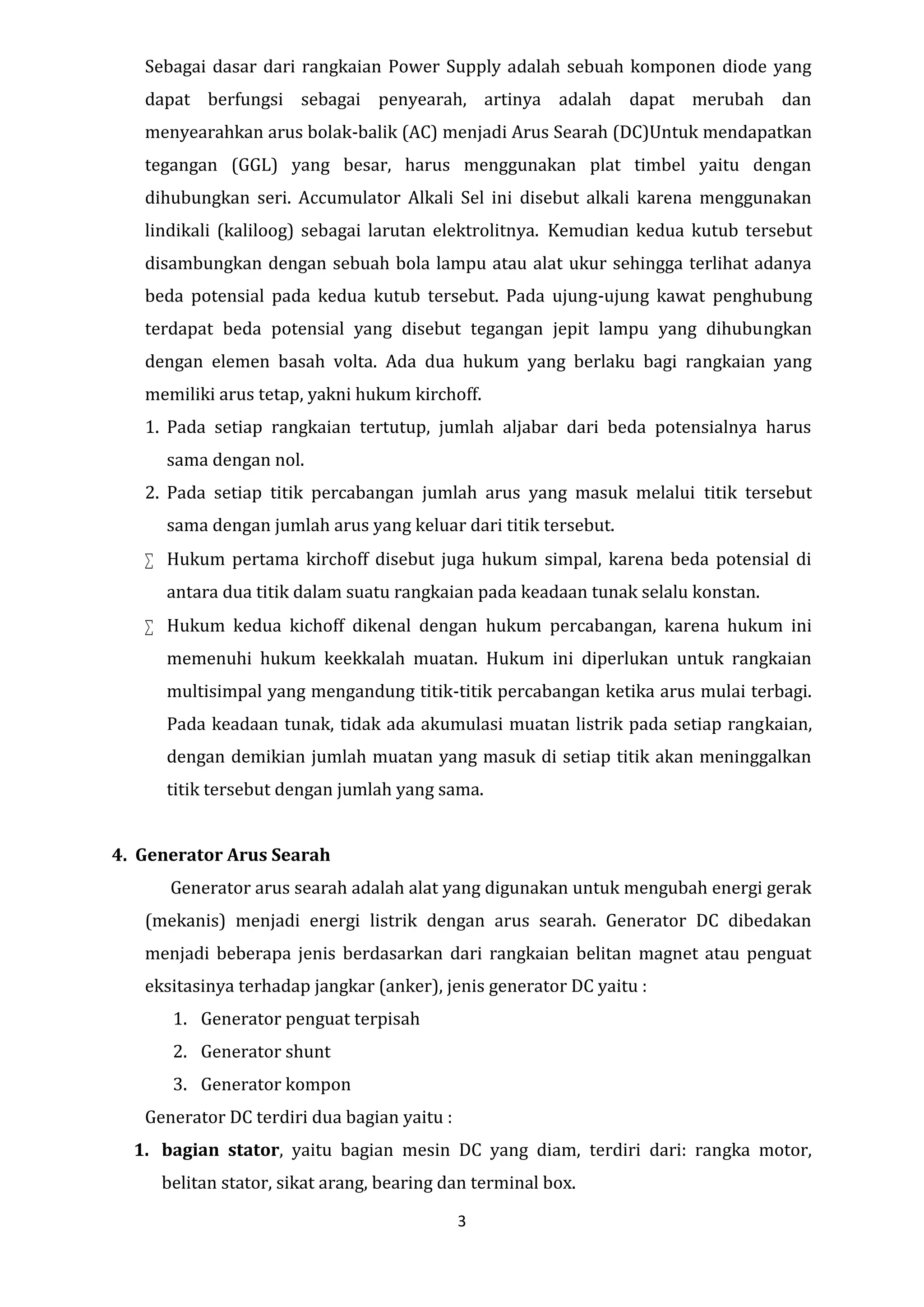 MAKALAH ARUS AC DAN ARUS DC | PDF