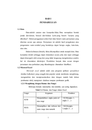 Laporan Praktikum Analisis Data Eksploratif-Microsoft Excel | DOCX