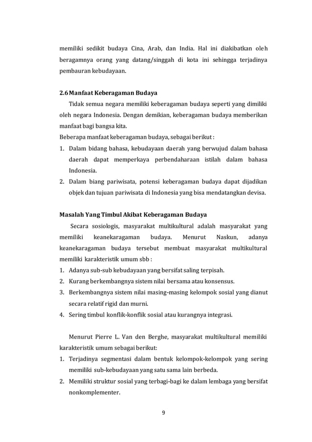 KEBERAGAMAN BUDAYA | PDF