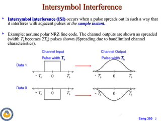 ISI - DC error correction techniques in channel | PPT