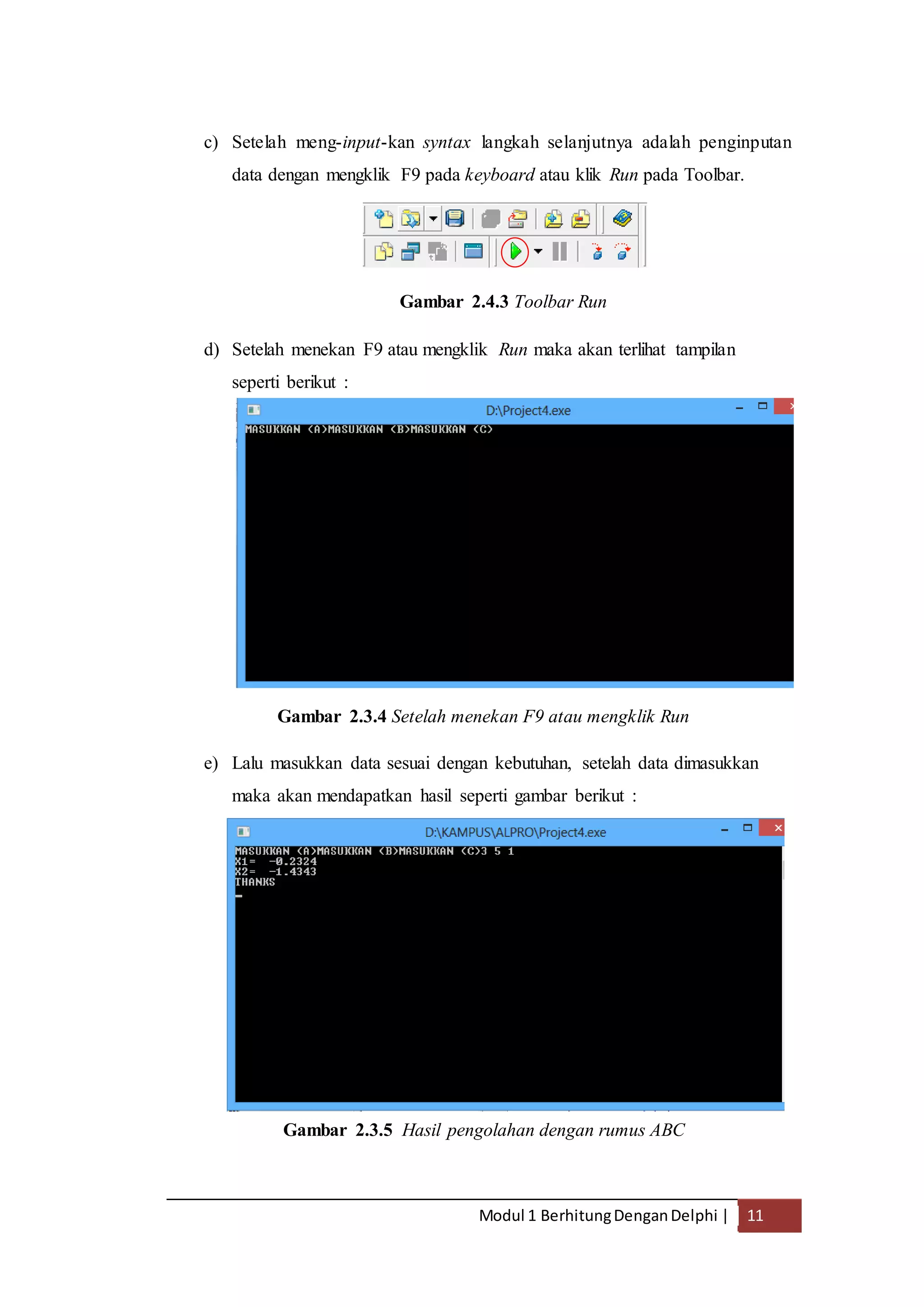 Laporan Praktikum Algoritma Pemrograman Modul I | PDF
