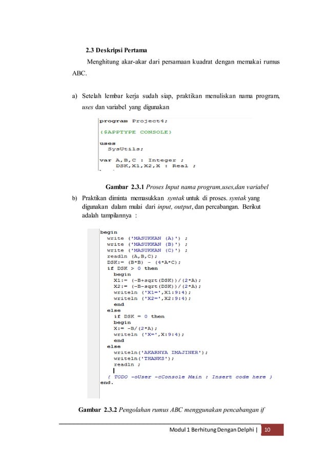 Laporan Praktikum Algoritma Pemrograman Modul I | PDF