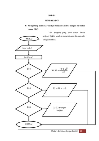 Laporan Praktikum Algoritma Pemrograman Modul I | PDF