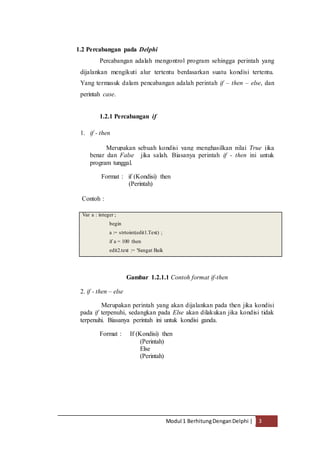 Laporan Praktikum Algoritma Pemrograman Modul I | PDF