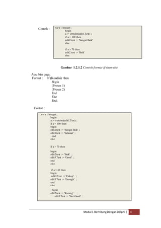 Laporan Praktikum Algoritma Pemrograman Modul I | PDF