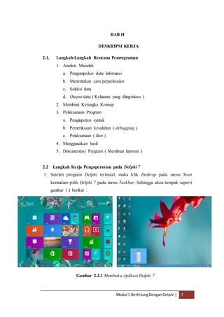 Laporan Praktikum Algoritma Pemrograman Modul I | PDF