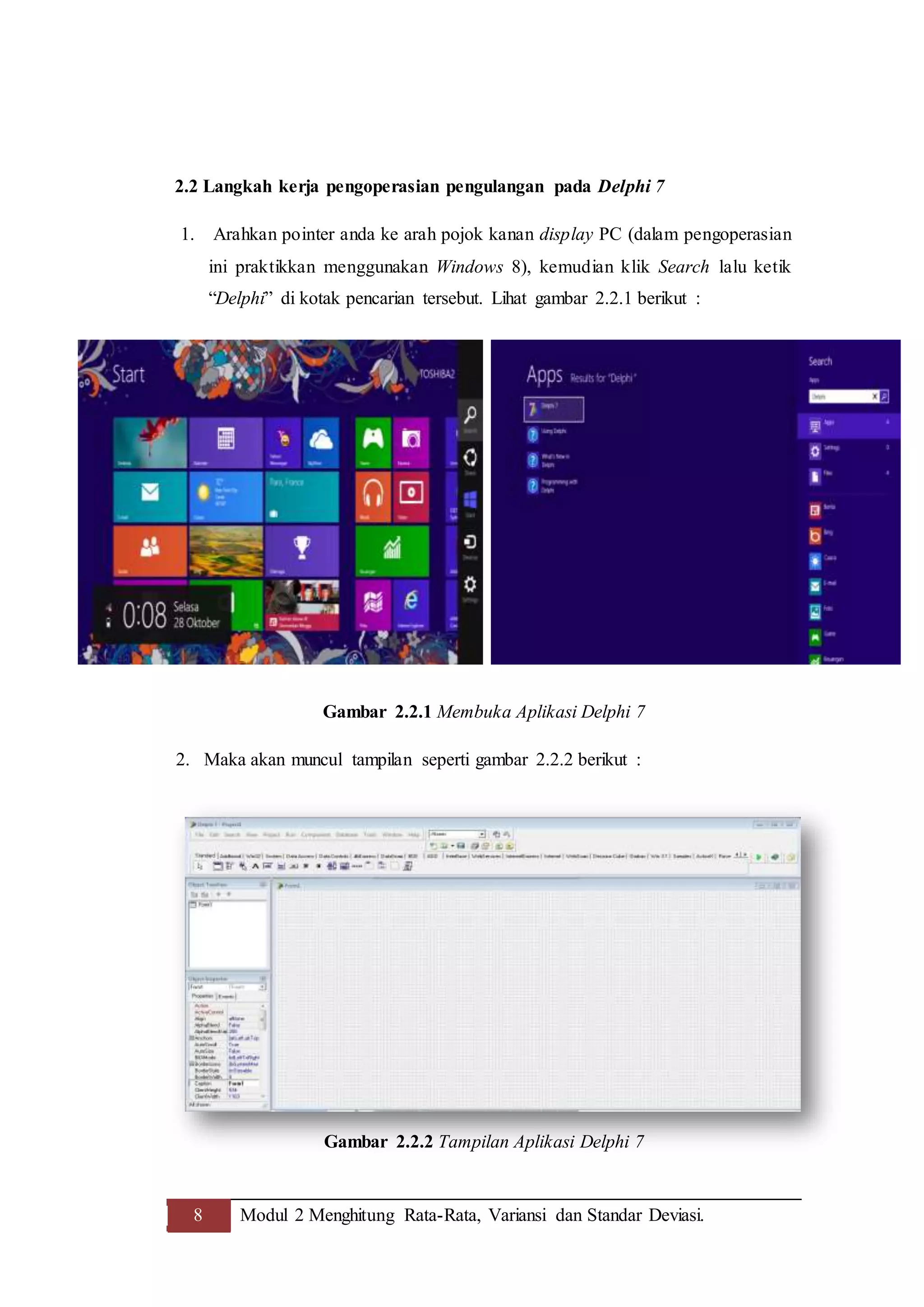 Laporan Praktikum Algoritma Pemrograman Modul II | DOCX