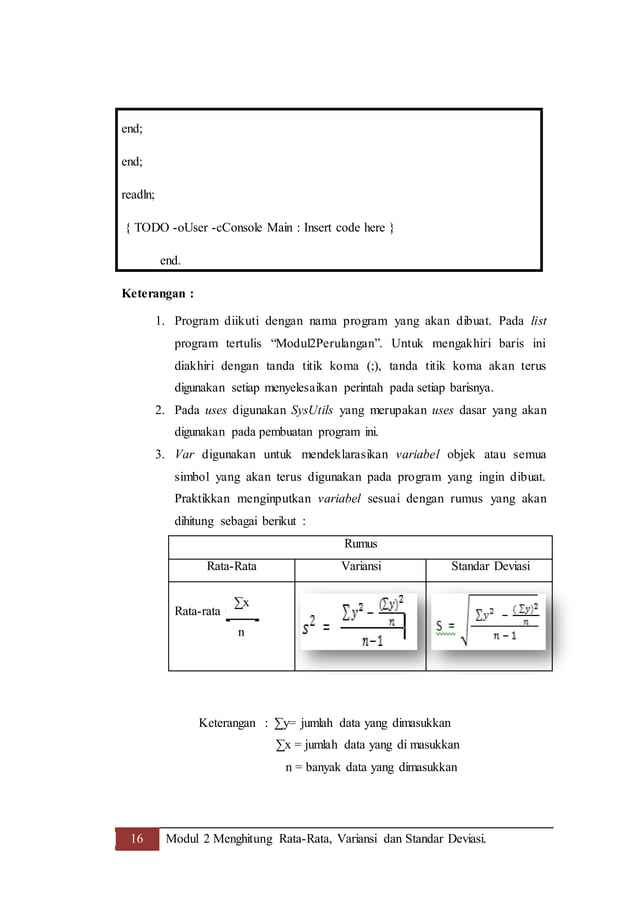 Laporan Praktikum Algoritma Pemrograman Modul II | DOCX