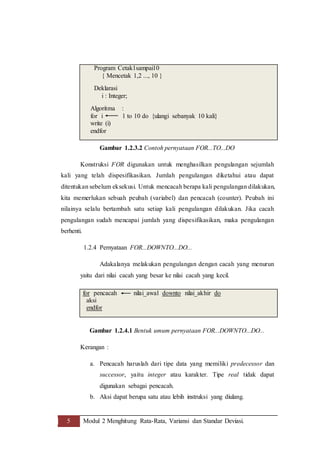Laporan Praktikum Algoritma Pemrograman Modul II | DOCX