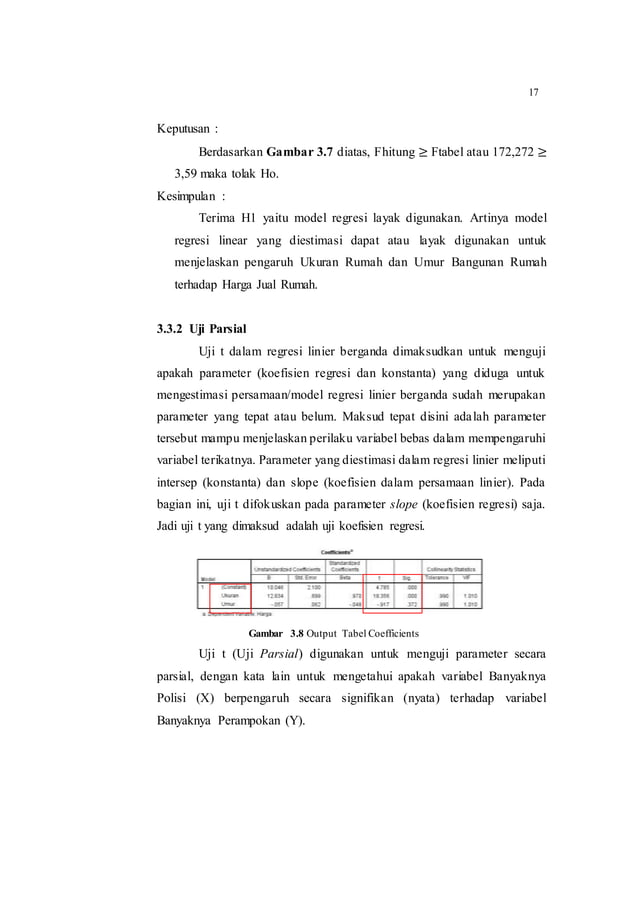 Laporan Praktikum Analisis Regresi Terapan Modul III-Regresi Linear Berganda | DOCX