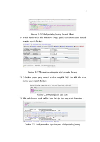 Laporan Praktikum Basis Data Modul IV-Membuat Database Pada PHPMYADMIN ...