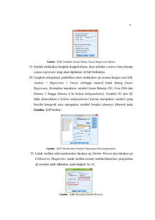 Laporan Praktikum Analisis Regresi Terapan Modul IV-Variabel Dummy | DOCX