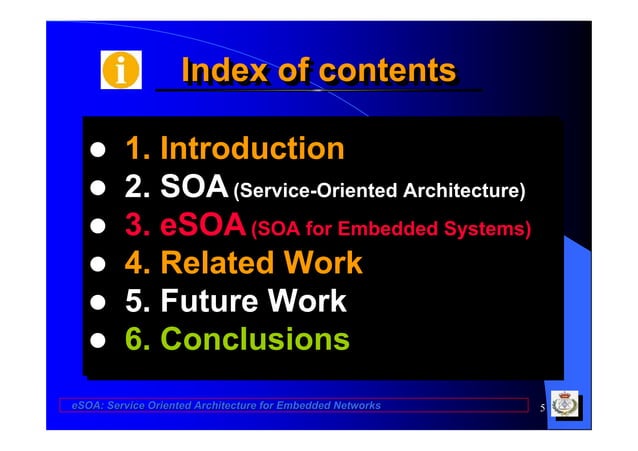eSOA: A Contextual Analysis on Service Oriented Architecture for ...